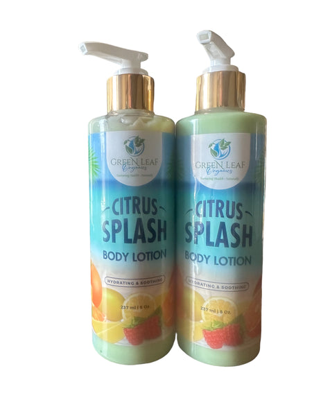 Citrus Splash Body Lotion – Green Leaf Organics LLC
