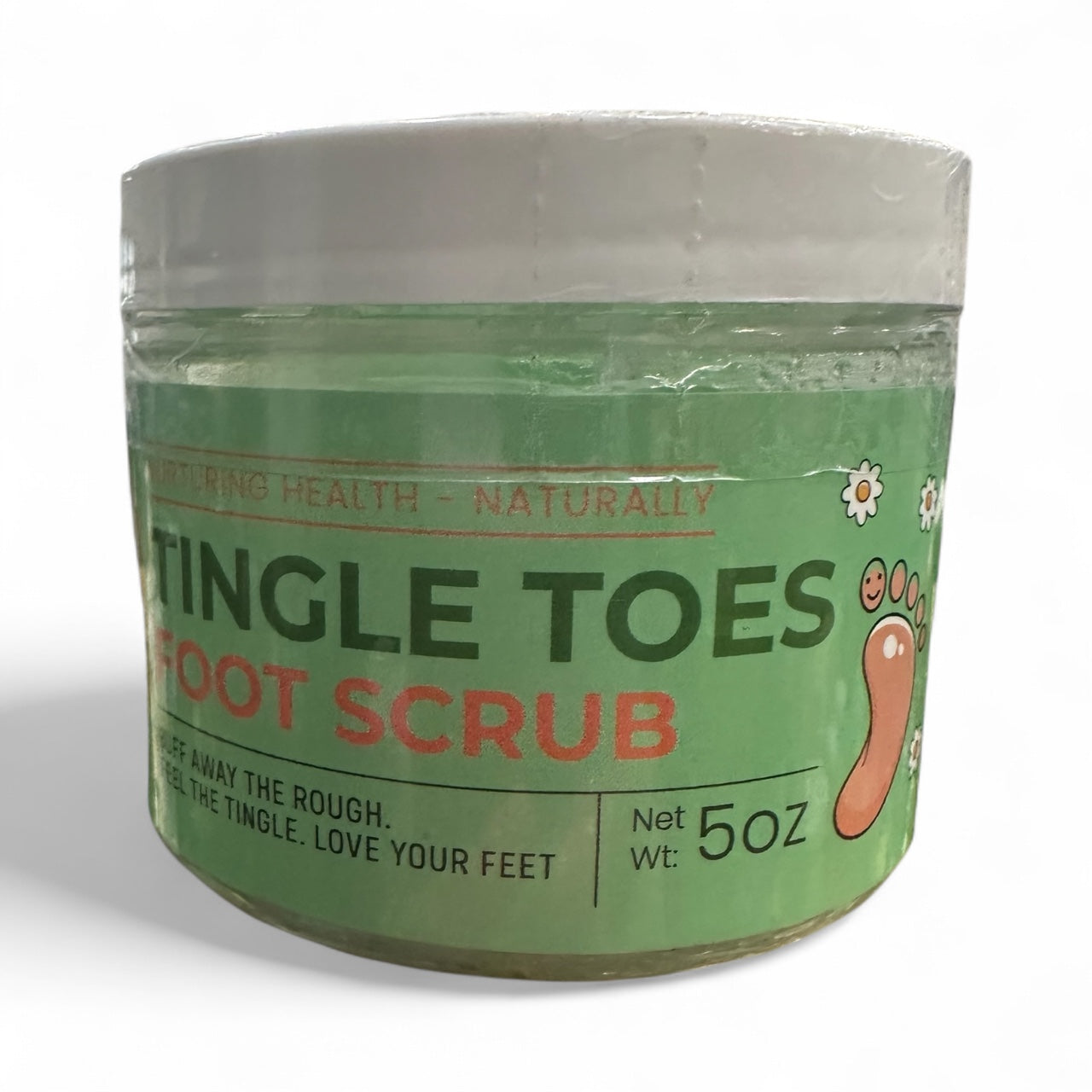 Tingle Toes Foot Scrub – Green Leaf Organics LLC