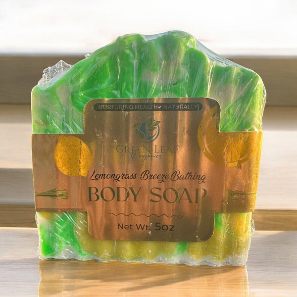 Lemongrass Breeze Bathing Soap – Green Leaf Organics LLC